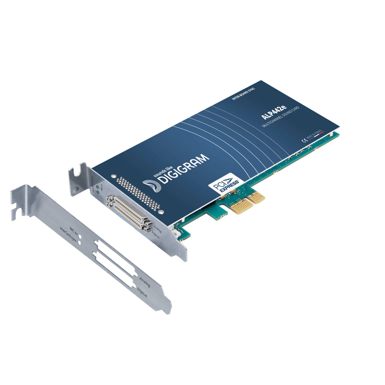 PCI Express sound card - ALP442e - DIGIGRAM - low-profile / multi ...