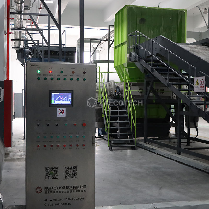 Primary shredder - Furniture/Mattress/Sofa - ZhengZhou ZA ECOTECH Co.,Ltd - secondary / double ...