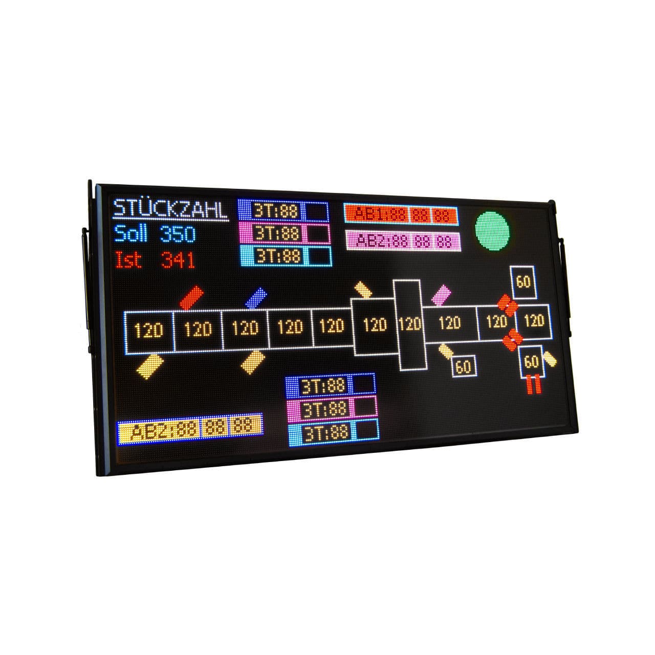 LED display - migra - microSYST Systemelectronic - dot-matrix / graphic ...