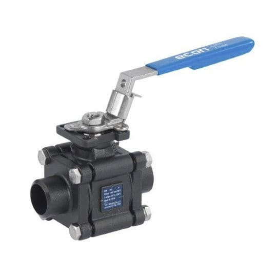 Ball valve - 2WE20 series - Econ Brand Valves - lever / for control / weld