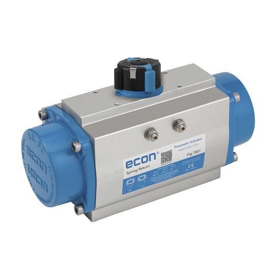 Rack-and-pinion actuator - ESR series - Econ Brand Valves - pneumatic ...