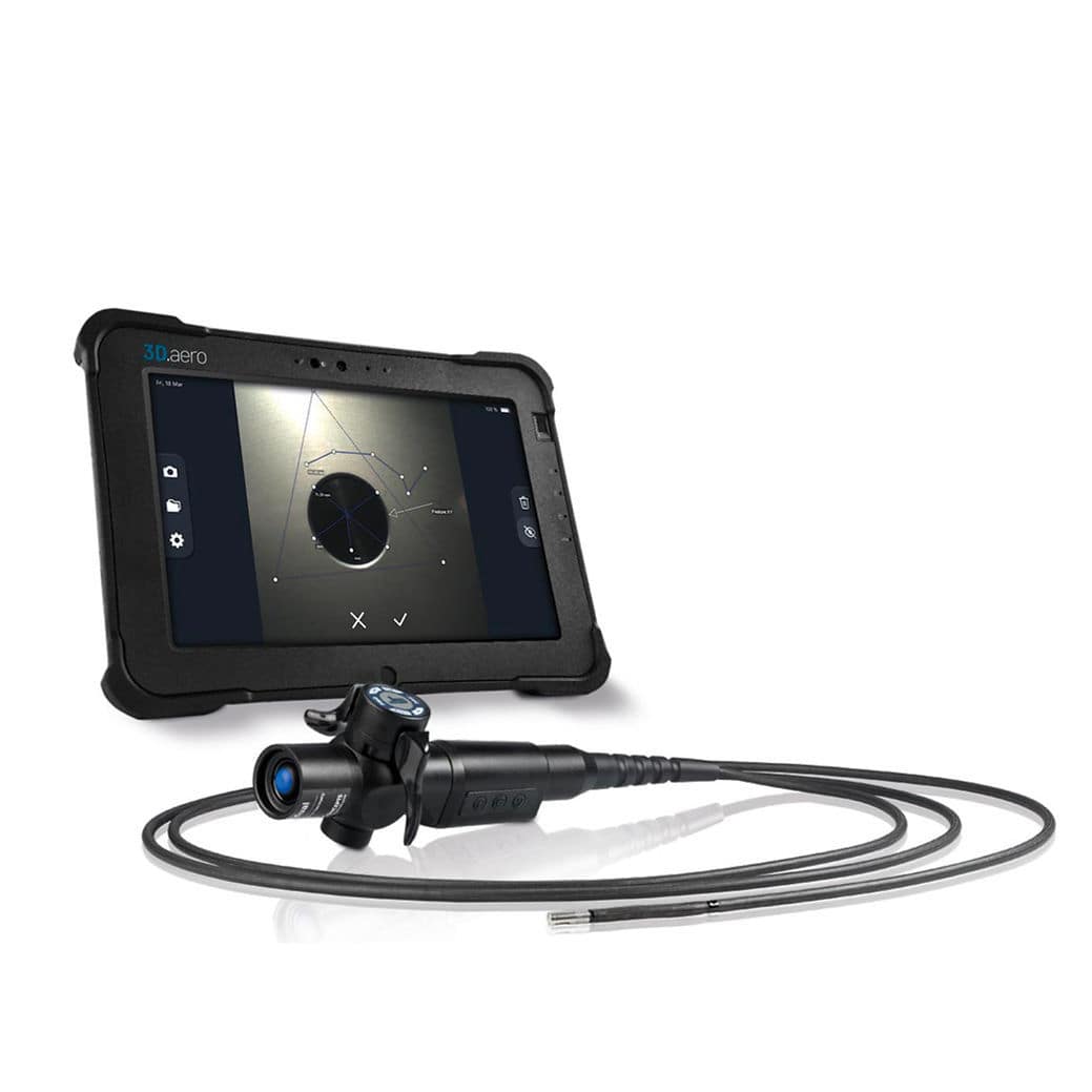 3D measurement video endoscope - iX3D - induscope - flexible