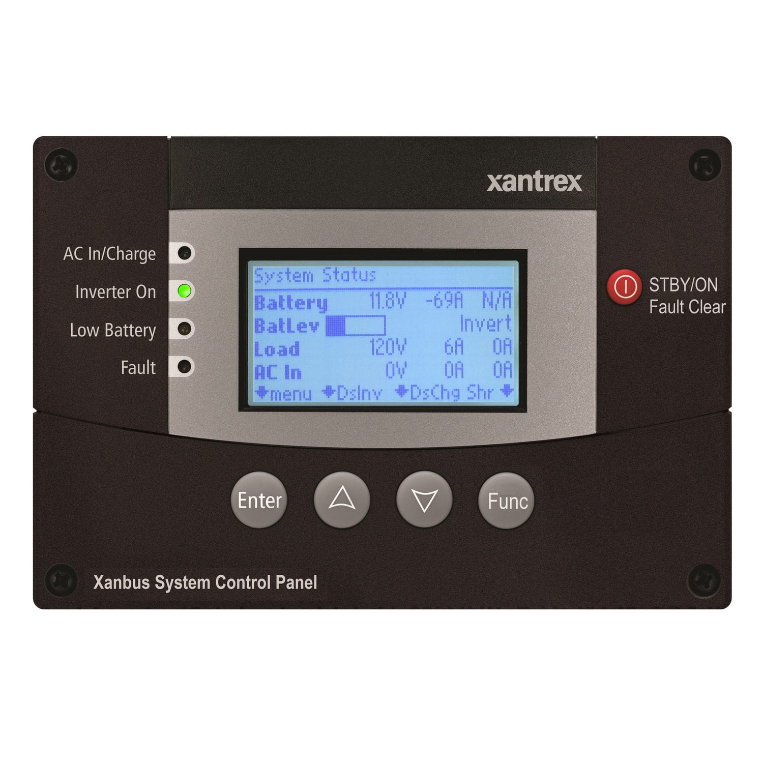 Control panel for marine applications - FREEDOM SW Xanbus - Xantrex ...