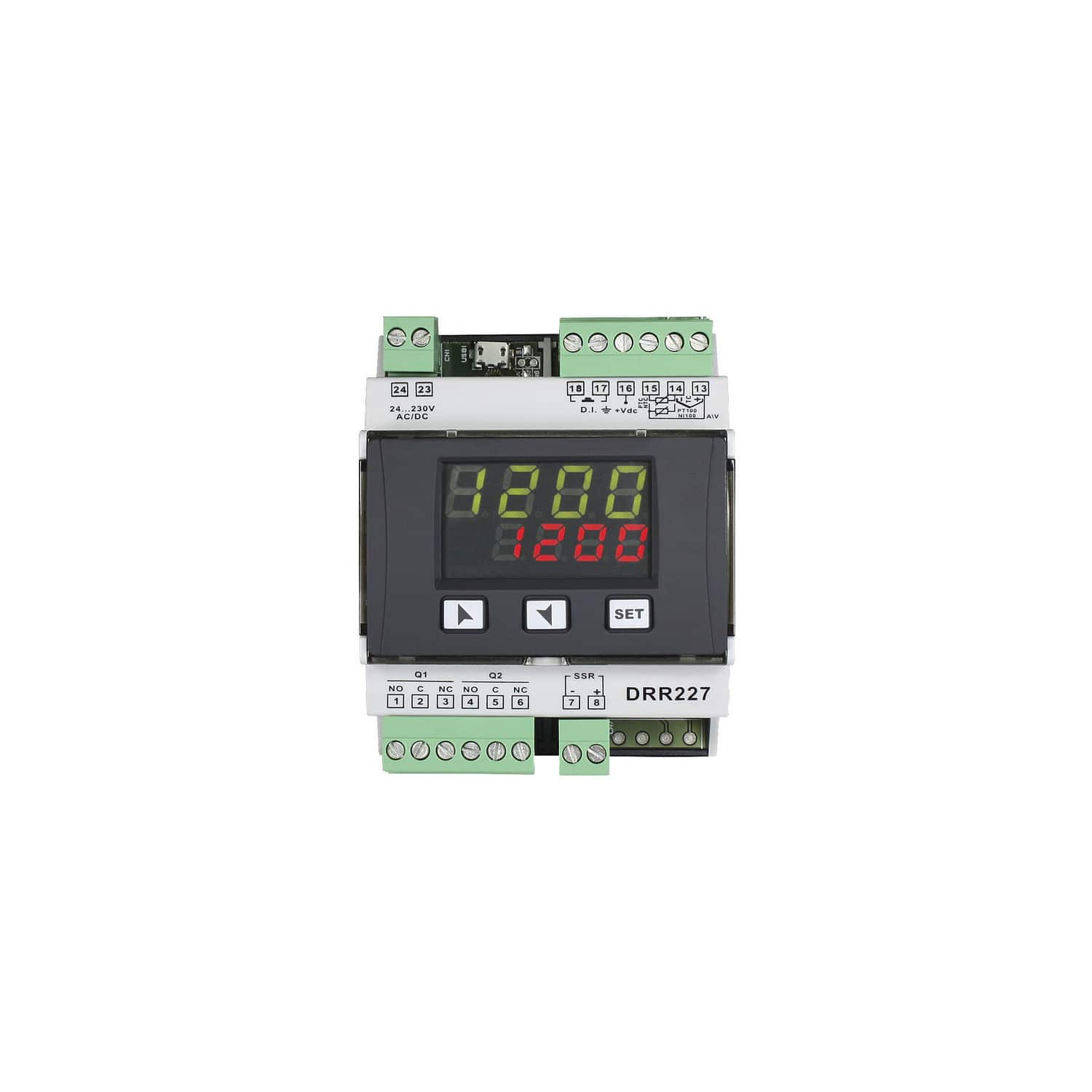 Digital temperature controller - DRR227 - Pixsys - PID / 1-loop / IP20