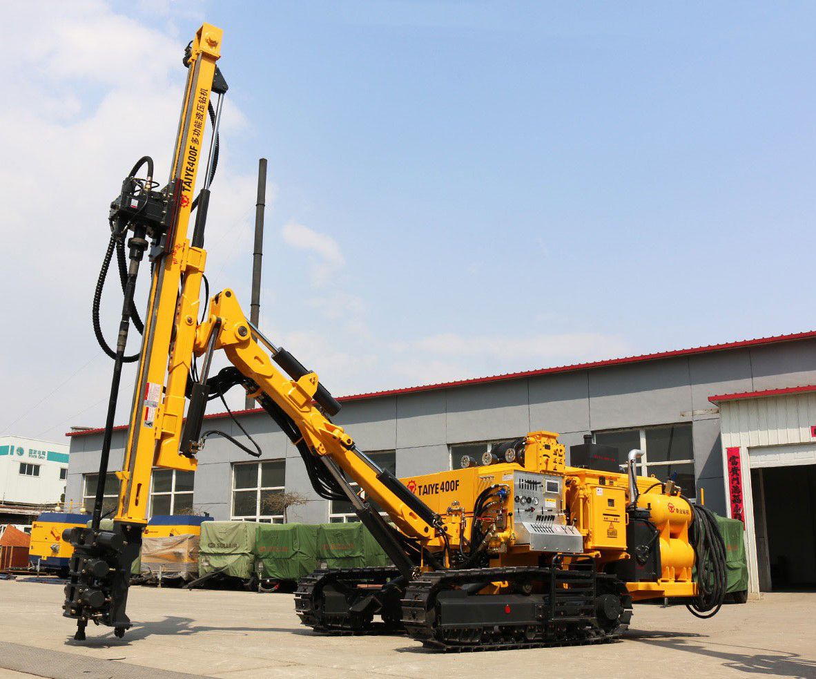 Rotary drilling rig - TAIYE-400F-DTH - Xuanhua Taiye Drilling Machinery ...