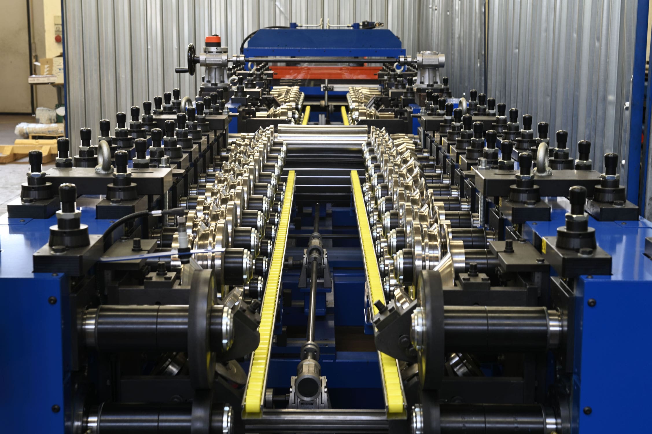 Roof panel roll forming line - TECNOMA - metal profile / for stainless ...