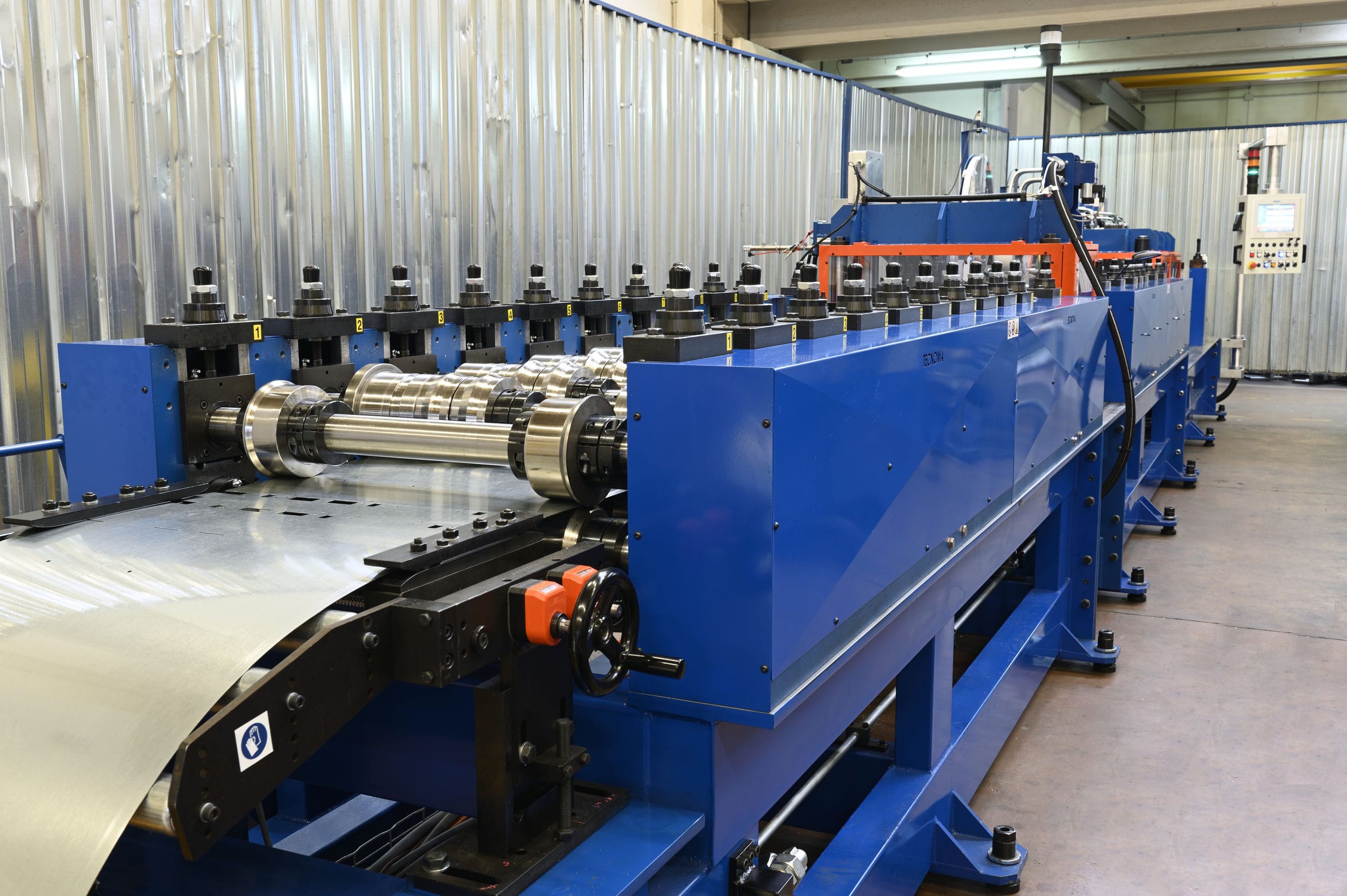 Galvanized profile roll forming line - TECNOMA - for roller shutters ...