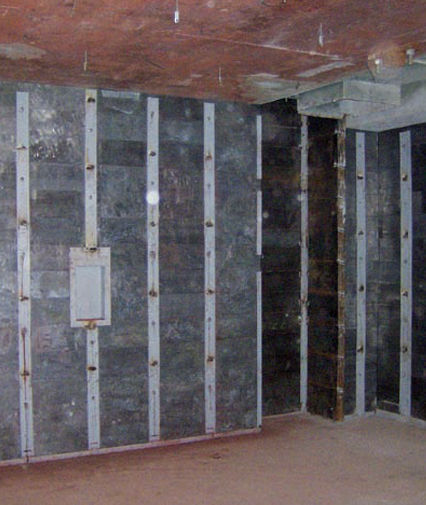 Steel wall protection - DIB PRODUCTION - lead / floor-mounted
