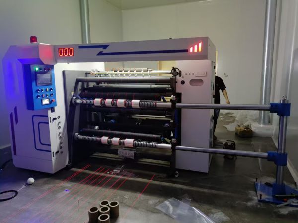 Plastic film slitter-rewinder - SLC-F - Wenzhou Binbao Machinery - high ...