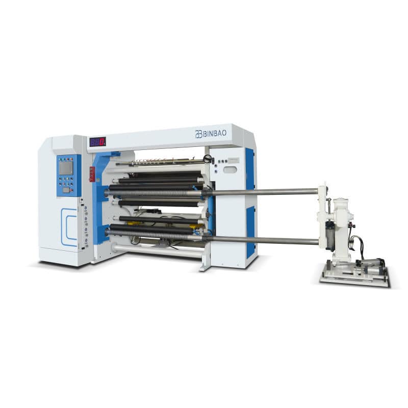 Plastic film slitter-rewinder - SLC-F - Wenzhou Binbao Machinery - for ...