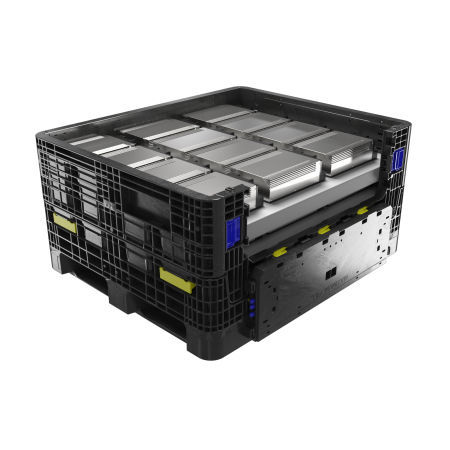 Plastic crate - IonPak® - ORBIS Europe - transport / protection / stackable