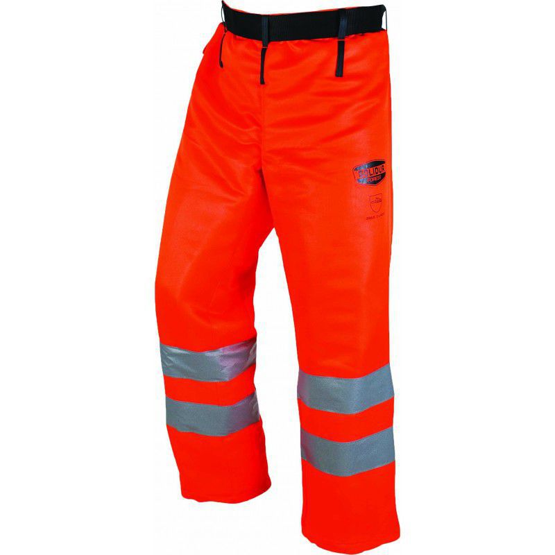 Work pants - GLOW - Solidur - high-visibility / polyester / orange