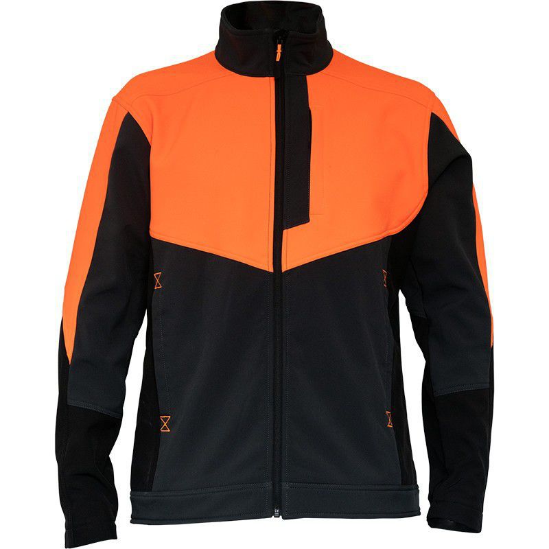 Work jacket - ODON - Solidur - polyester / spandex / orange