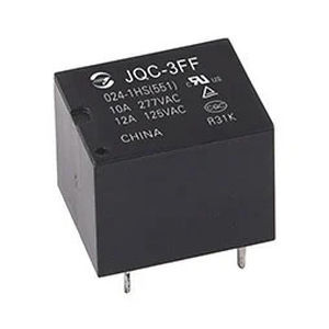 24VDC electromechanical relay - JQC-3FF - NINGBO ZETTLER ELECTRONICS CO., LTD. - 12VDC / 48VDC ...