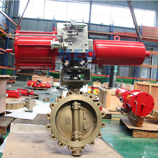 Butterfly valve - China MED Valve Co., Ltd. - pneumatic / for water ...