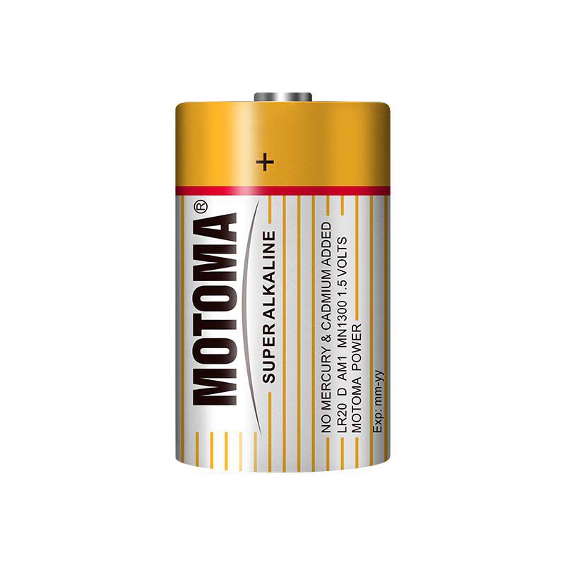 Alkaline battery - LR20 - Shenzhen Motoma Power Co. Ltd - D type / 1.5 V