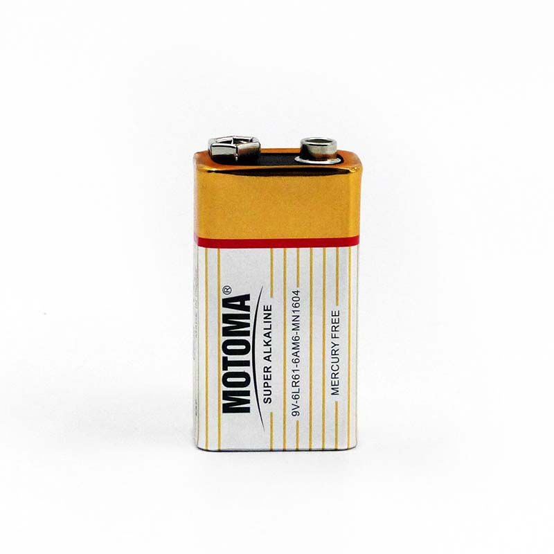Alkaline battery - 6LR61 - Shenzhen Motoma Power Co. Ltd - rectangular ...