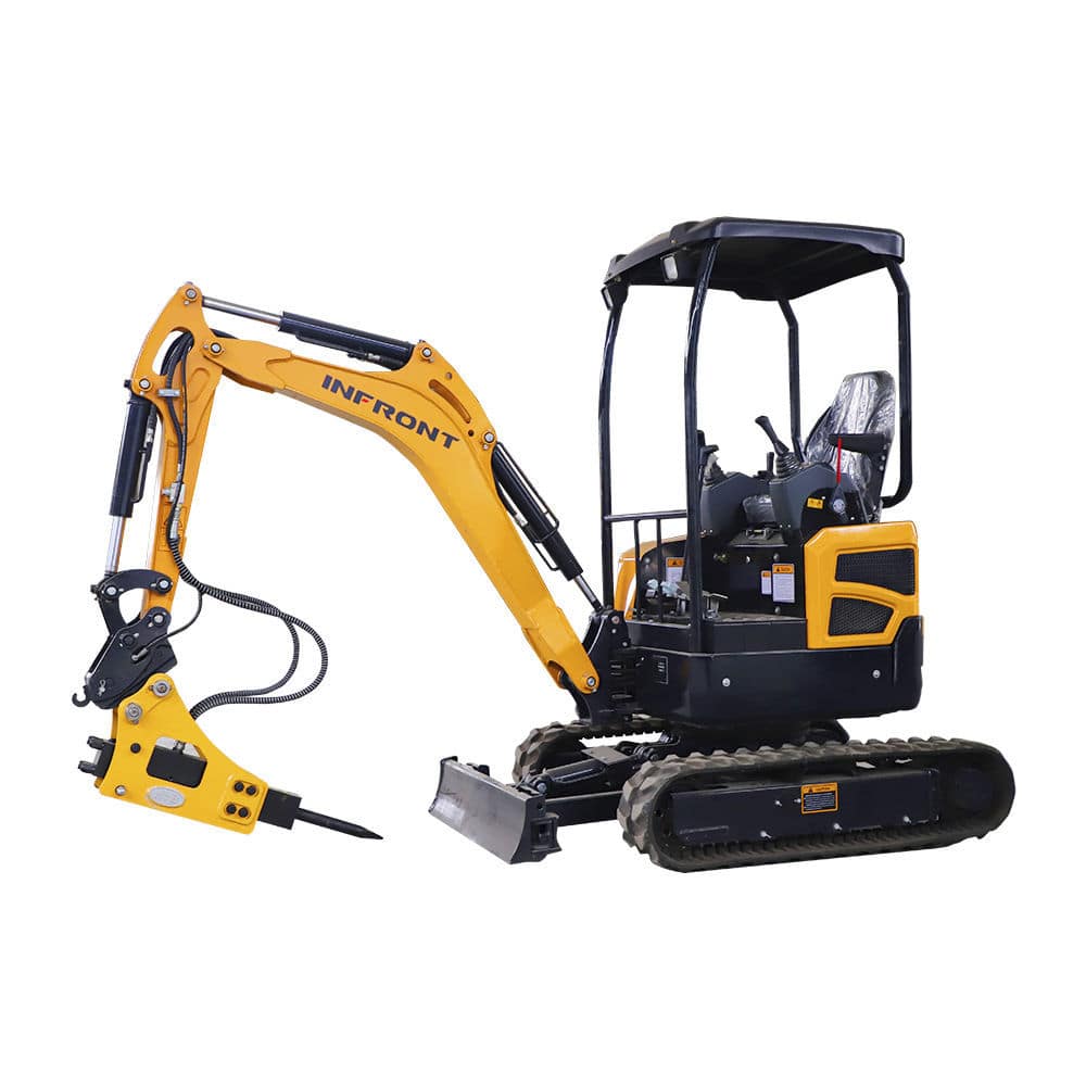 Mini-excavator - YFE20C - Shandong Infront Machinery Co., Ltd - crawler ...