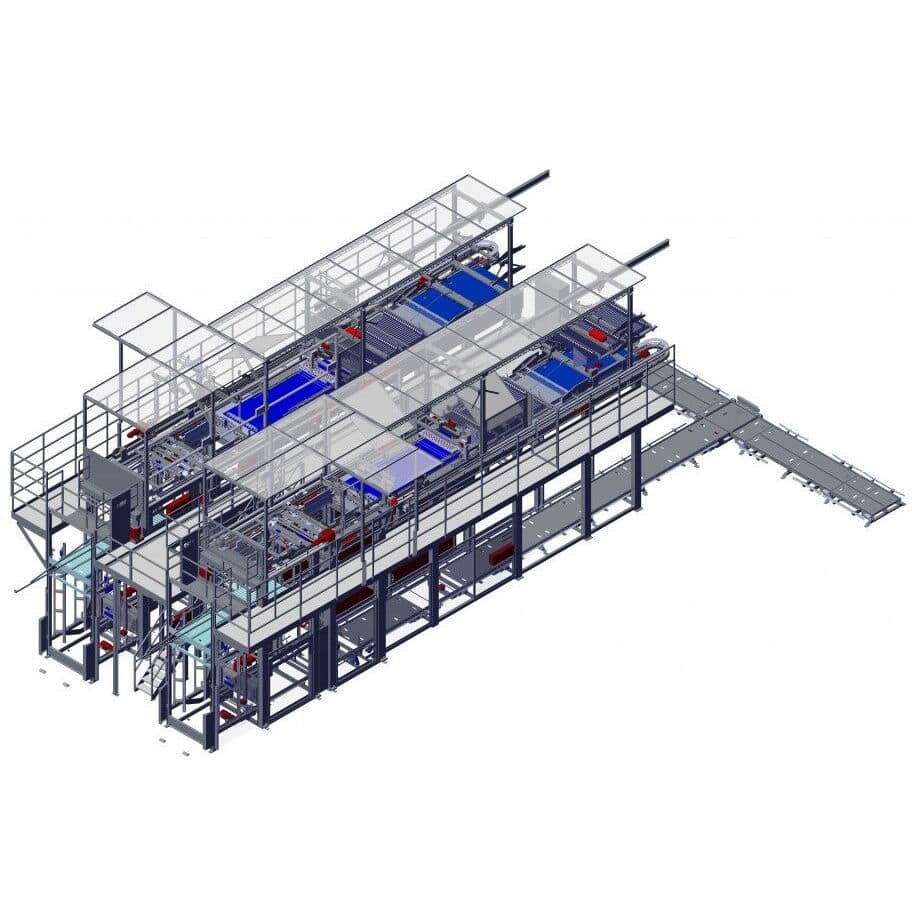 Layer palletizer - LPZ - NSM MAGNETTECHNIK GmbH - for the food and ...