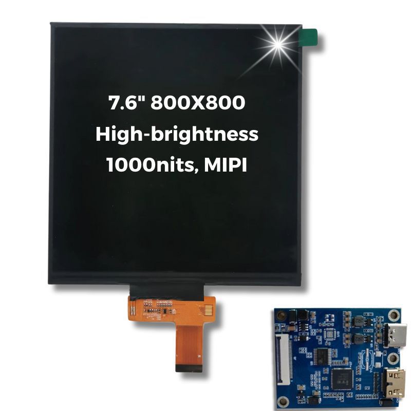 7.6" display module - TTG076XST-01 - TAILOR PIXELS TECHNOLOGY CO., LTD. - TFT LCD / IPS / 800 x 800