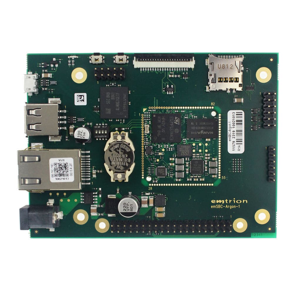 Solo / Dual core ARM® Cortex™-A7 SBC - emSBC-Argon - emtrion GmbH - ARM Cortex-M4 / Linux / Yocto