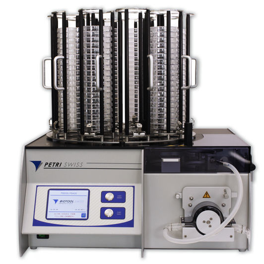 Petri dish filling system - PetriSwiss PS series - Biotool Swiss AG ...