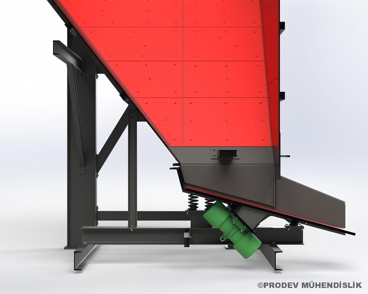 Vibrating hopper - PRODEV MACHİNE - sand / with feeder