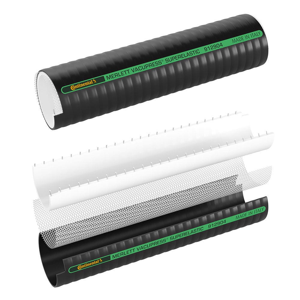 Foodstuff hose - 913904 - MERLETT - galvanised steel / PVC / polyester