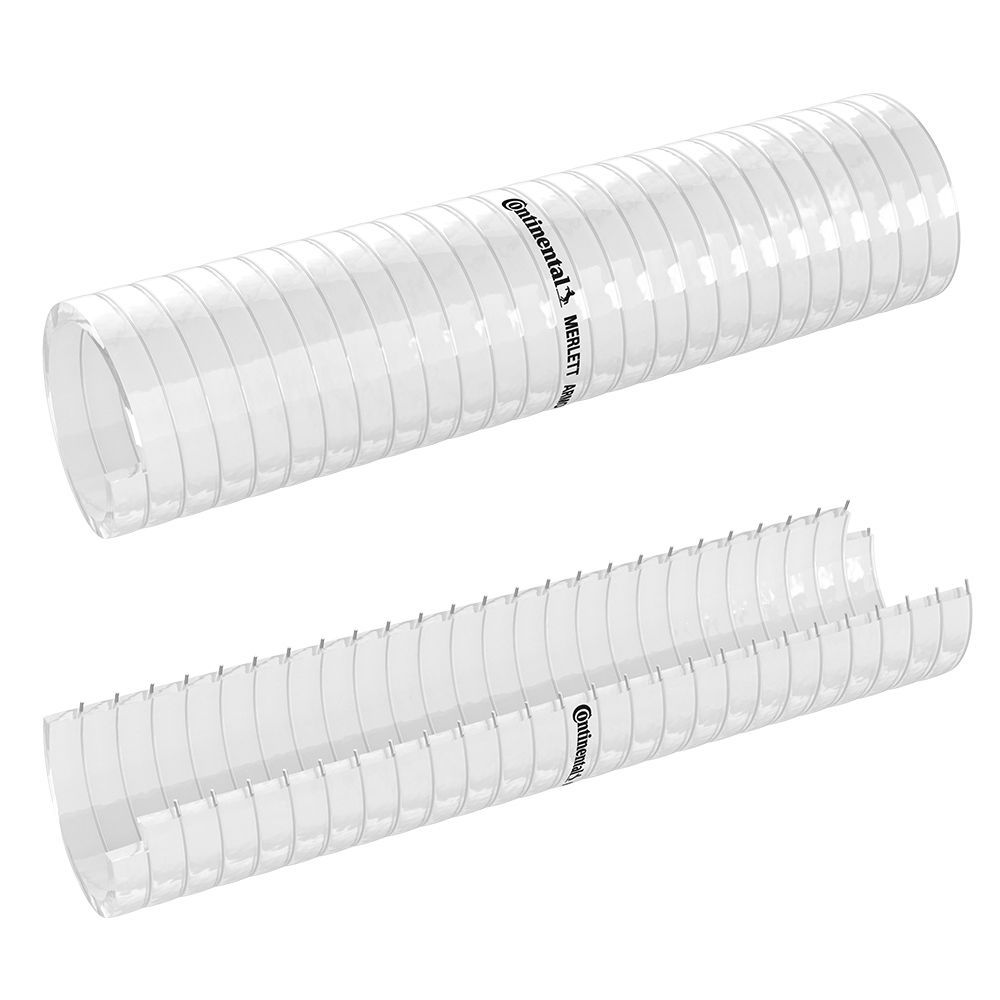 Foodstuff hose - 912872 - MERLETT - galvanized steel / PVC / PU