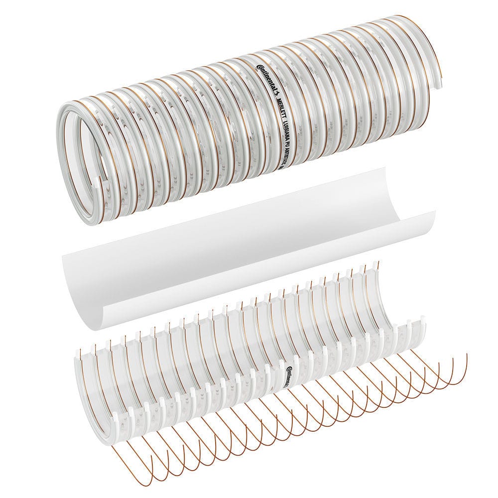 Foodstuff pipe - 911184 - MERLETT - PVC / PU / copper