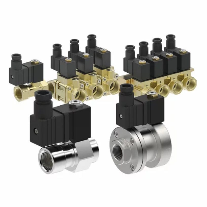 Diaphragm valve - AVS Römer - electric / for hot water / for solvents