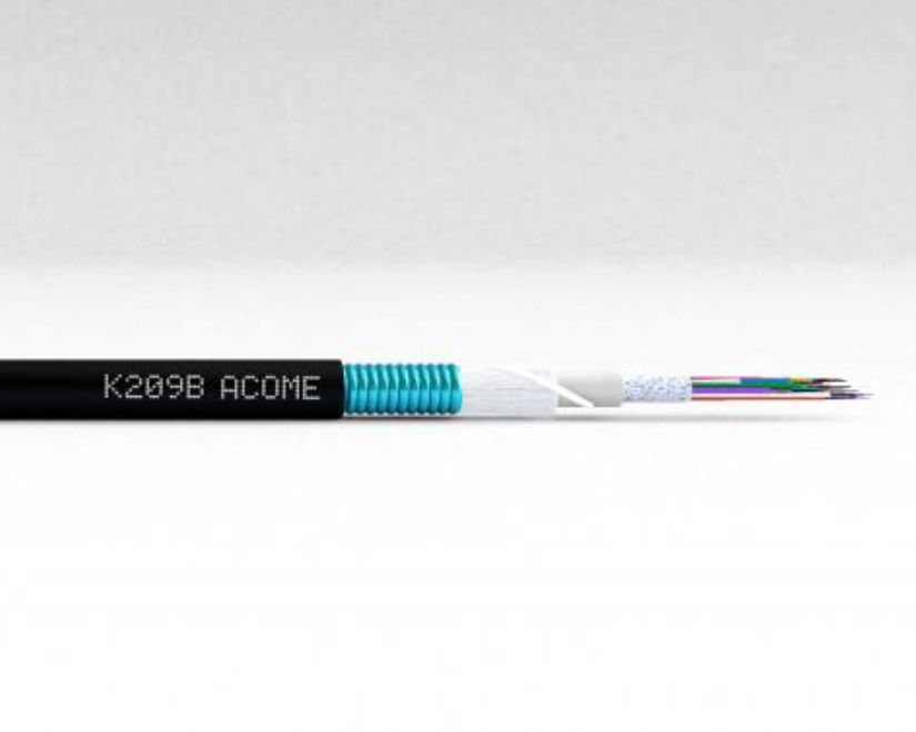 Optical data cable - K209 - Acome - shielded / multi-fiber / halogen-free