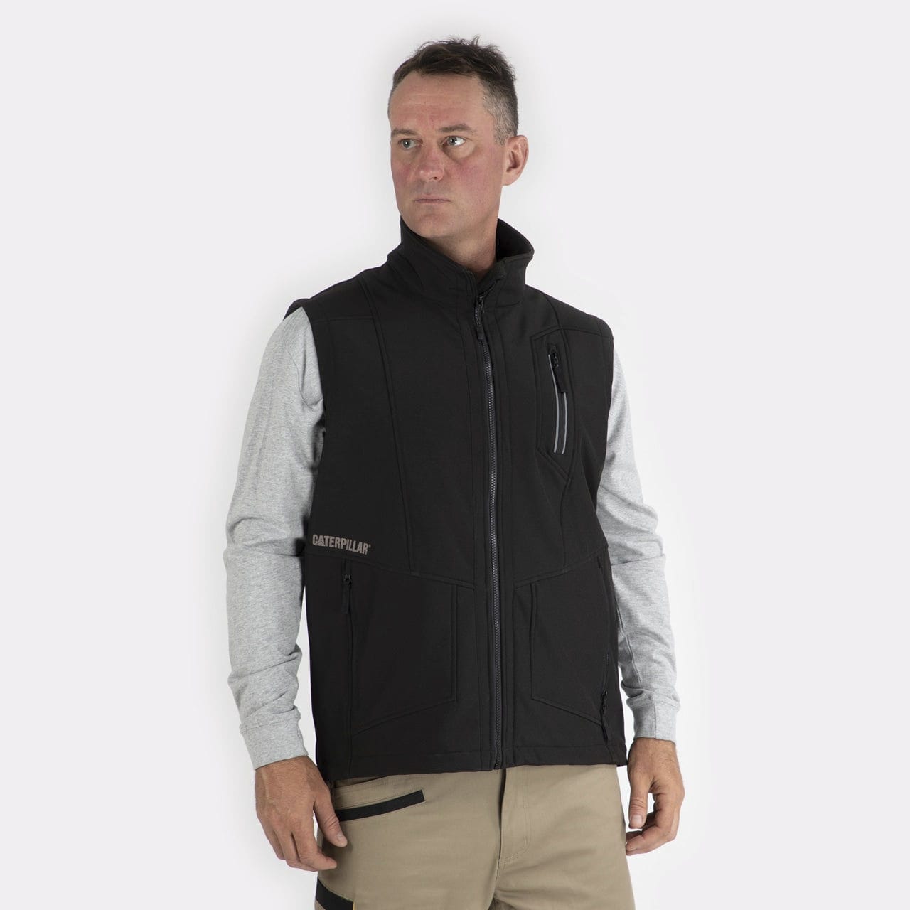 Work vest - 1320049 - Caterpillar workwear - fabric / mesh / shell