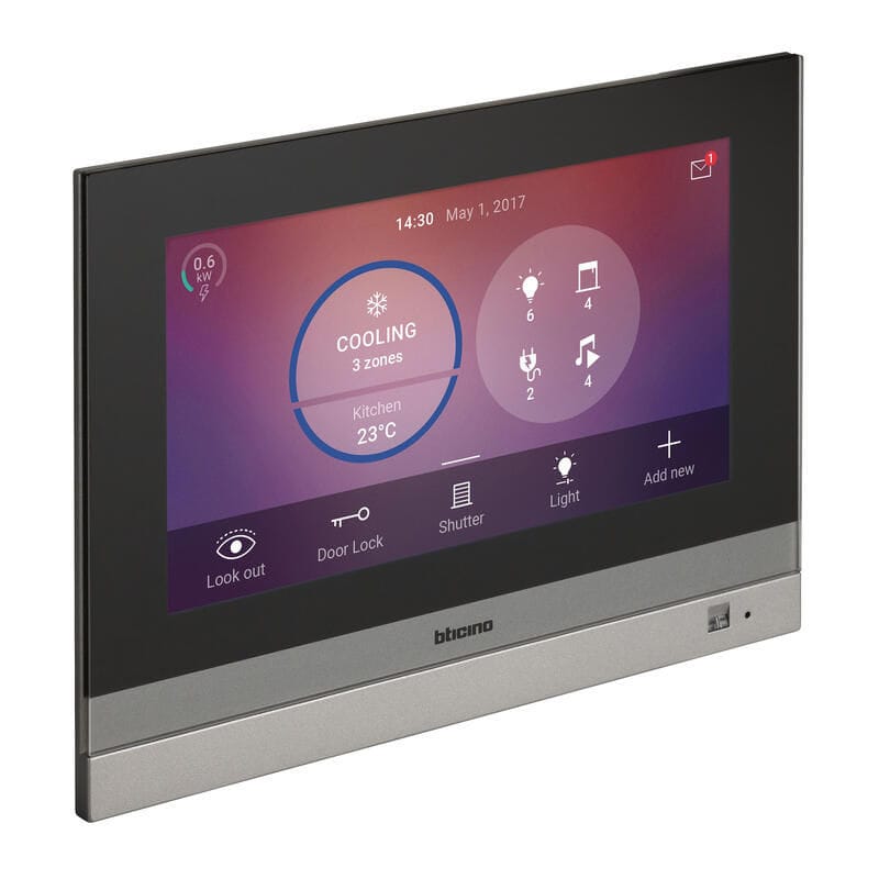 HMI with touch screen - BT3488 - Legrand - wall-mount / for control