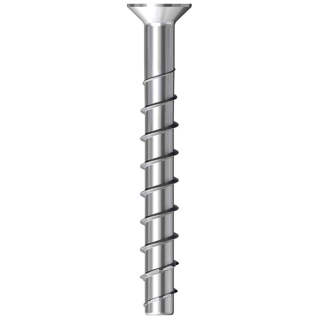 Safety screw - UltraCut FBS II SK - Fisher - concrete / countersunk head / hex socket