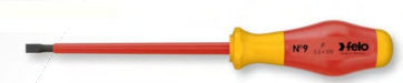 Flat screwdriver - 913 - FELO - insulated