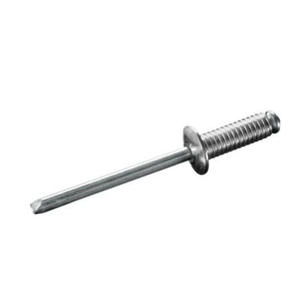 Blind rivet - 7070240140-72 - Goebel Group - round head / steel / gray