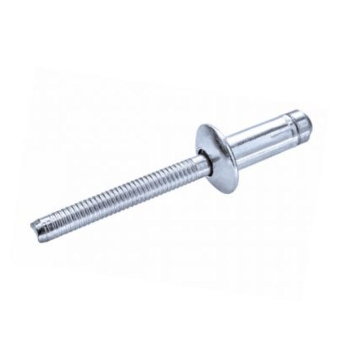 Blind rivet - H-LOCK - Goebel Group - round head / steel / gray