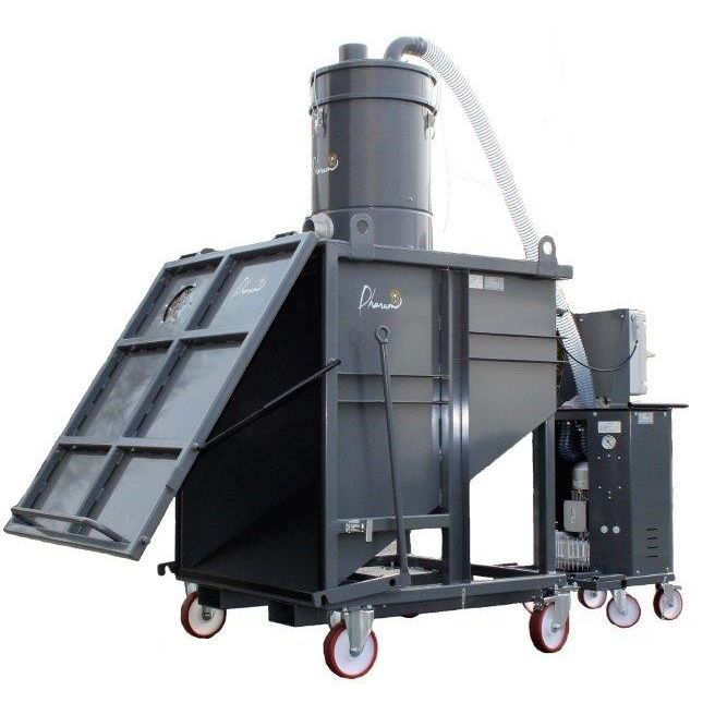 Dust suction unit - C600T125 - Pharaon - industrial / mobile