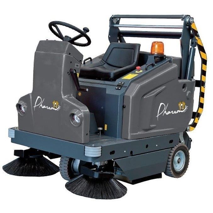 Ride-on sweeper - ANUBIS1300ES - Pharaon - hydraulic / combustion ...