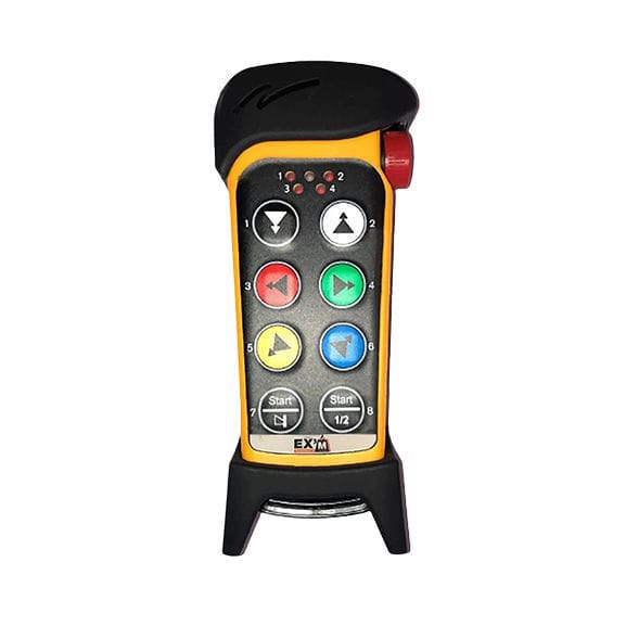 Radio control - EX'M - with buttons / industrial / for overhead cranes