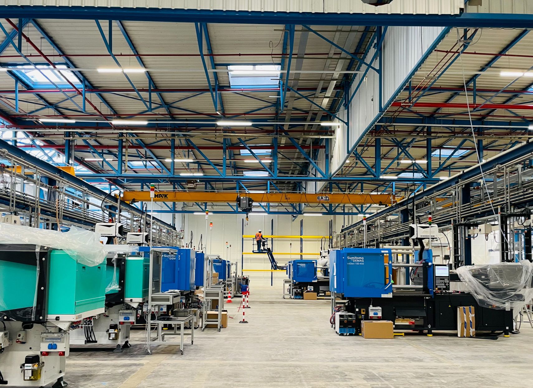 Double-girder overhead travelling crane - EX'M - hanging / custom ...