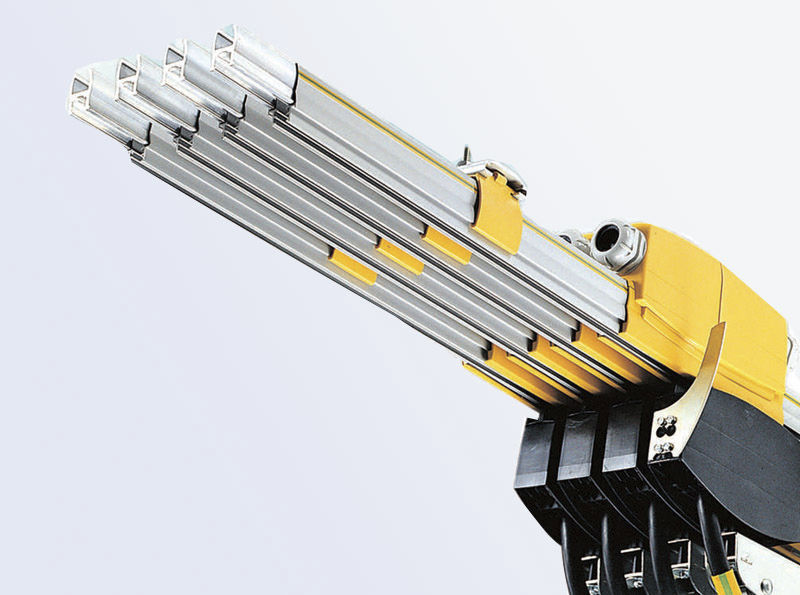 Closed circuit busbar - CMAK Crane Systems - PVC / power / modular