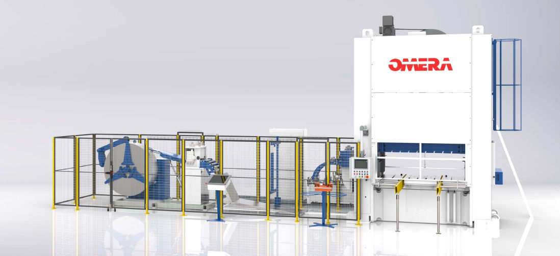 Sheet metal production line - OMERA - automatic / construction