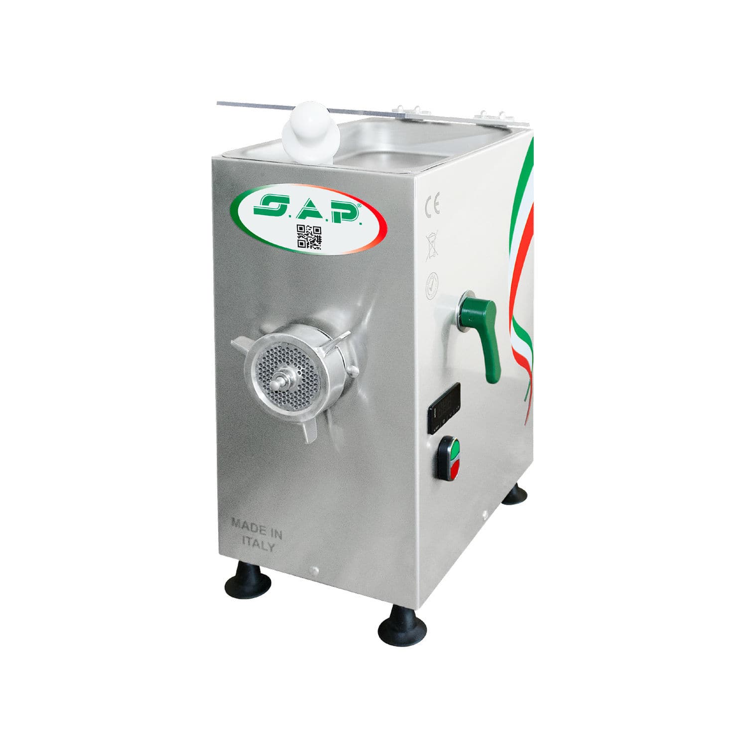 Industrial meat mincer - TCR series - S.A.P. SRL - refrigerated / bench ...