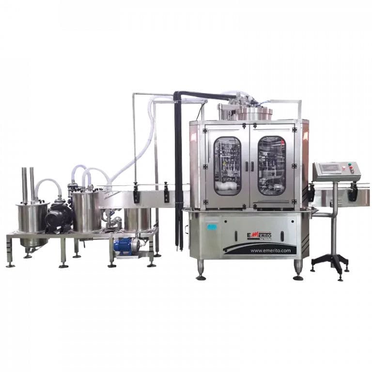 Vacuum filler - RVB - Emerito S.L. - automatic / container / for jars
