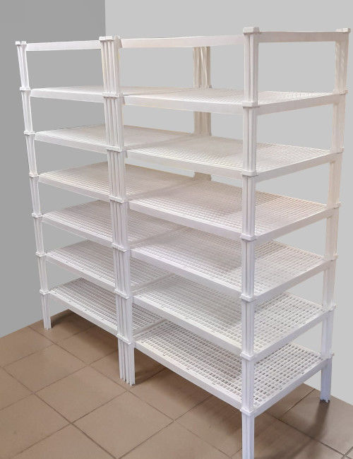 Polypropylene rack - Avioincar srl - cheese / stackable / 7-shelf