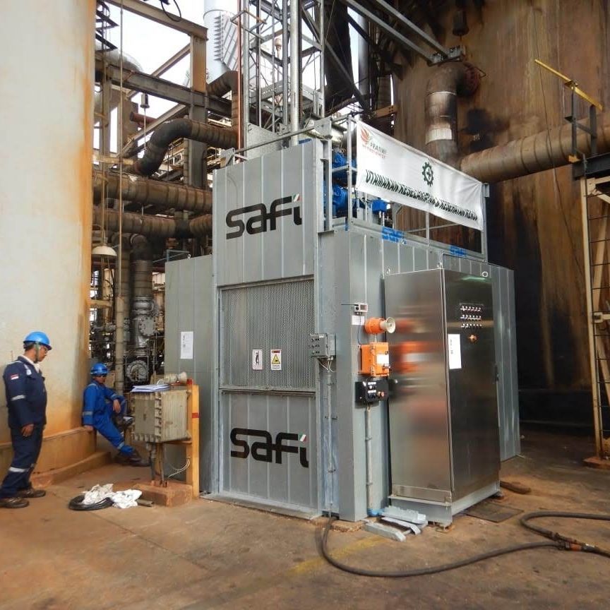 Explosion-proof elevator - Safi Group srl - automatic / electric / rack-and-pinion