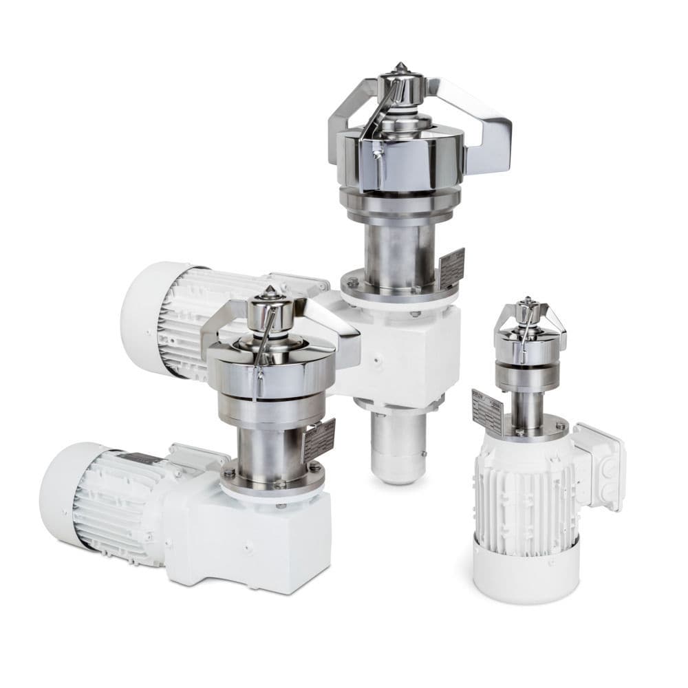 Rotor mixer - MBE series - LIGHTNIN - bottom-entry / batch / for solids