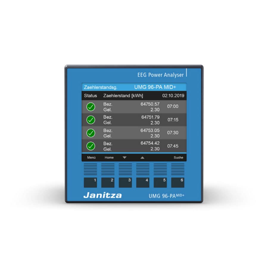Power monitoring device - 96-PA-MID+ - Janitza electronics GmbH ...